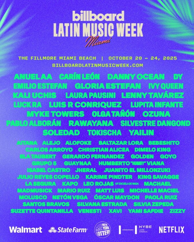 Full program for Billboard Latin Music Week revealed - El Mundo Boston